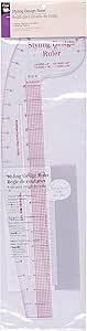 Amazon.com: Dritz Styling Design Ruler Rulers & Accessories, Clear