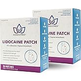 Amazon.com: HONESTMED Maximum Strength OTC Pain Relief Patch, 4% Lidocaine, Unscented, 3.9” x 5. ...
