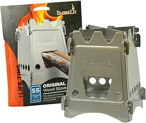 Amazon.com: Emberlit Stainless Steel stove,Compact Design Perfect for ...