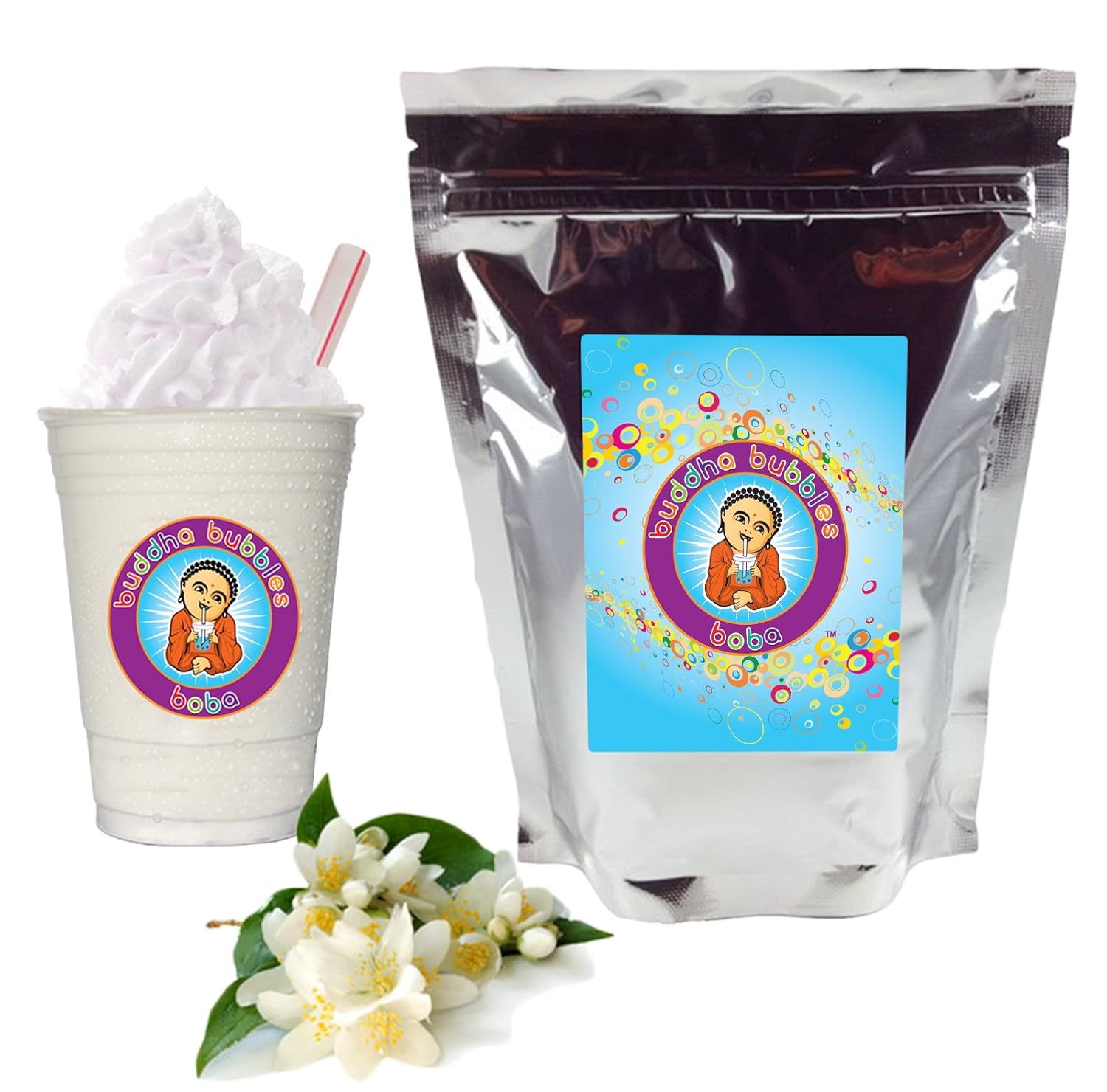 Jasmine Milk Boba / Bubble Tea Drink Mix Powder By Buddha Bubbles Boba ...