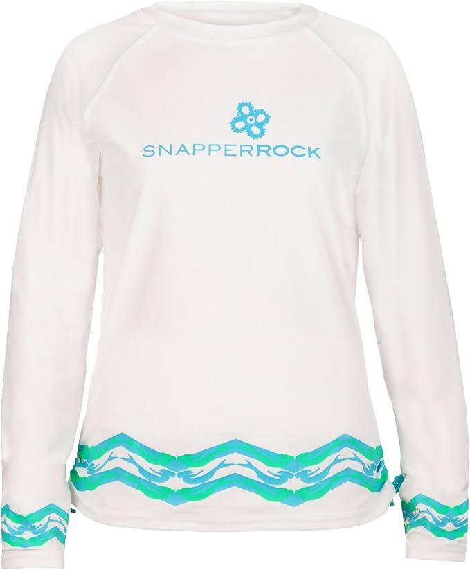 Snapper Rock Girls UPF 50+ Sun UV Protection Long Sleeve Swim Shirt ...
