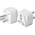 Bates- Universal to American Outlet Plug Adapter, 2 Pack, Canada ...