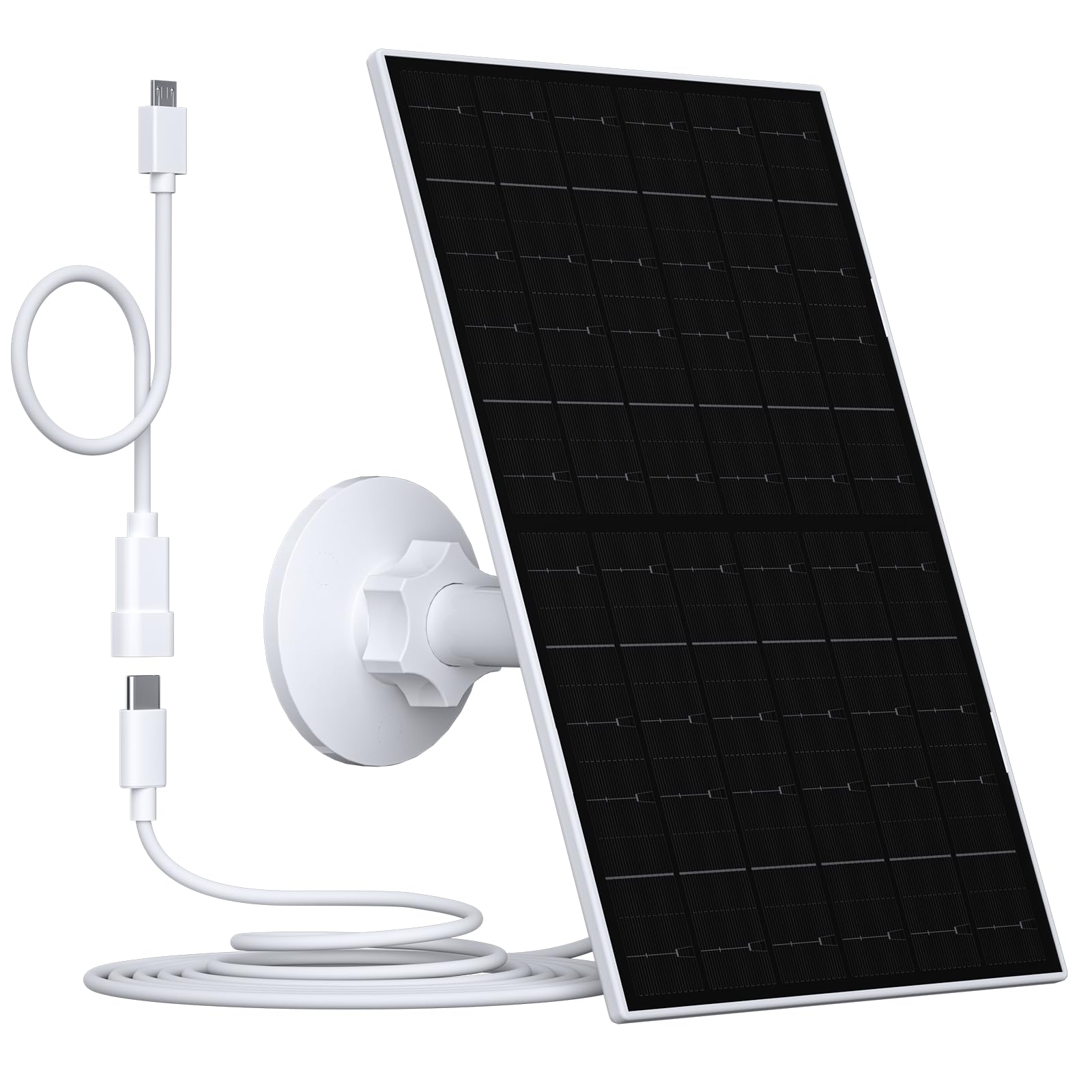 Zivif 7W Solar Panel for Security Camera, USB Solar Panel Compatible ...