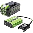Amazon.com: Greenworks 40V 300W Cordless Power Inverter with 4.0Ah 40V ...