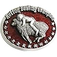 Amazon.com: JEAN'S FRIEND Vintage Red Enamel Initial Mutton Busting ...