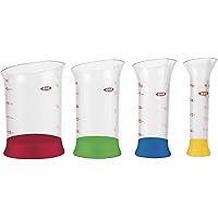 Amazon.com: OXO Good Grips 4-Piece Mini Measuring Beaker Set,Clear