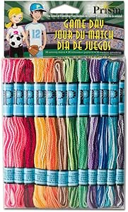 Amazon.com: DMC Prism Craft Thread Pack 8 Meters 36/Pkg-Variegated ...