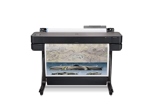 HP DesignJet T630 (T600 Series) Large Format Wireless Plotter Printer - 36", with Auto Sheet ...