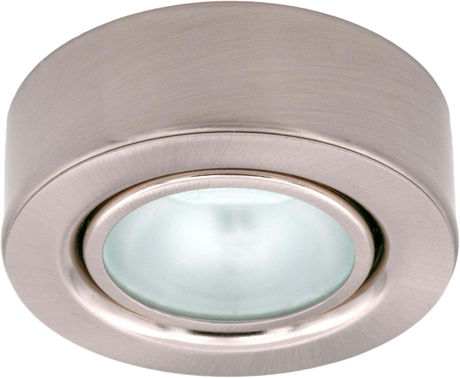 Leyton Lighting 12v 20w halogen surface downlight stainless steel warm ...