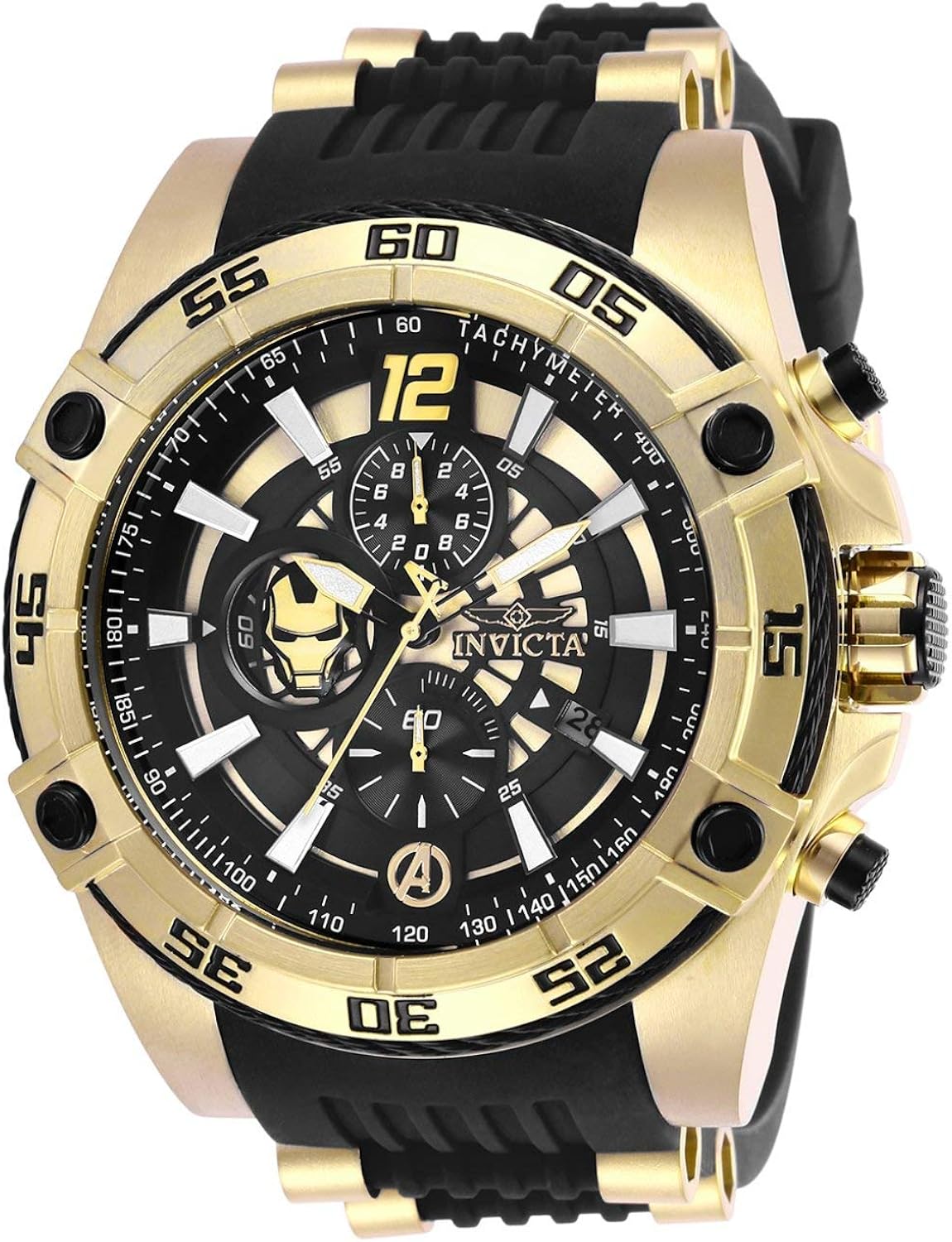 Invicta Marvel - Ironman 26797 Reloj para Hombre Cuarzo - 52mm : Amazon ...