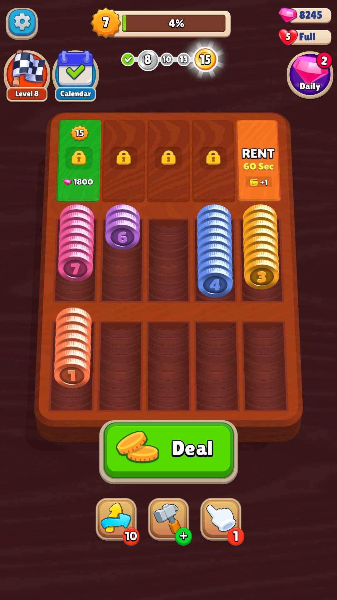 Pocket Sort: Coin Merge Puzzle - App on Amazon Appstore