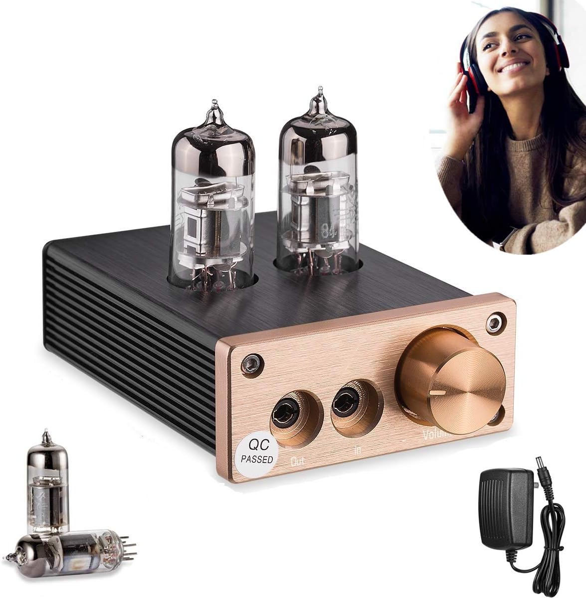 ARCELI HiFi Vacuum Tube Integrated Amplifier， Mini Audio Stereo ...