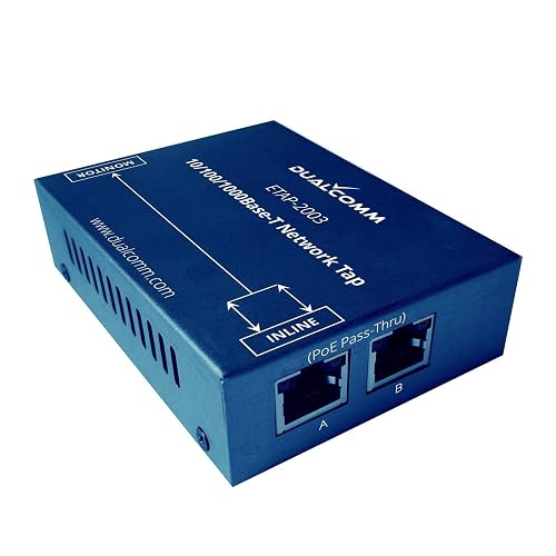 Dualcomm10/100/1000Base-T Gigabit Ethernet Network TAP [ETAP-2003] in ...