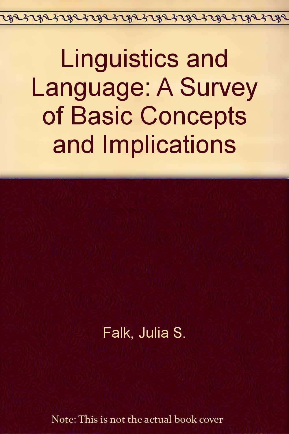 basic concepts in linguistics pdf