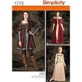 Amazon.com: Simplicity 1773 Misses' Costume Sewing Pattern, Size R5 (14 ...
