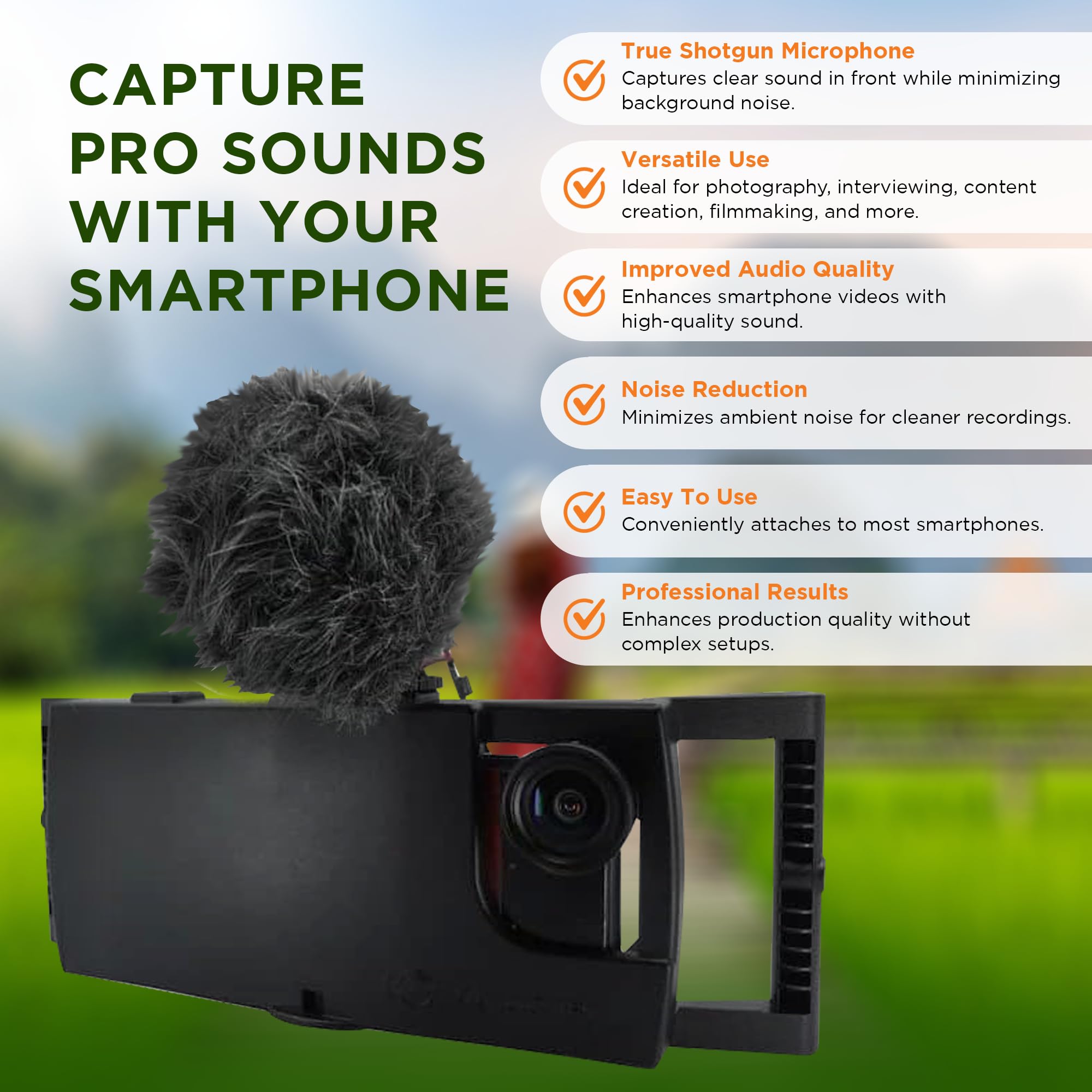 Mua iOgrapher Compact Shotgun Mic - Pro DSLR & Smartphone Microphone ...