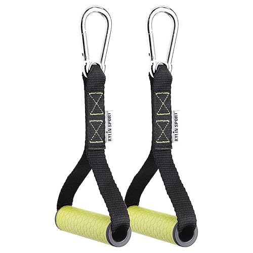 KYLIN SPORT Upgraded Cable Machine Attachments Resistance Bands Handles ...