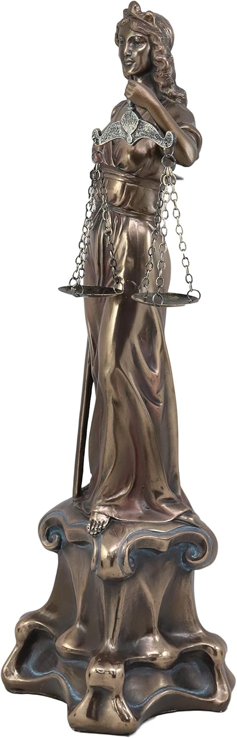 Greek Goddess Lady of Justice Statue 16"H La Justicia Themis Dike ...