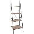 Amazon.com: ClosetMaid 1316 4-Tier Rising Wood Shelf Bookcase, Gray ...