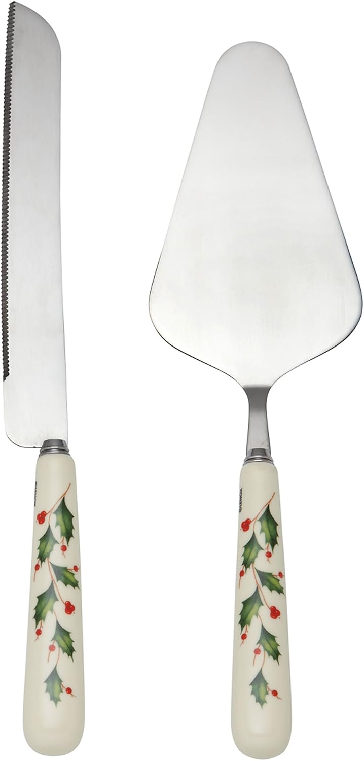 Amazon.com | Lenox Holiday 2-Piece Dessert Server Set (831188 ...