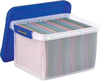 Bankers Box Heavy Duty Long Plastic File Box (0086208): Amazon.ca ...