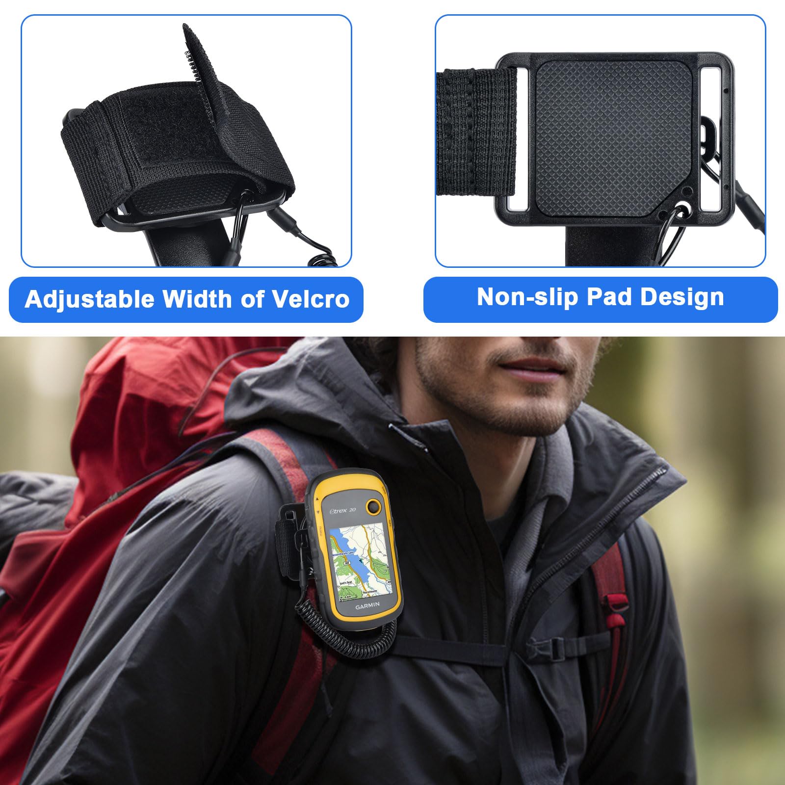 Mua Backpack Tether for Garmin Handheld GPS Devices, Hiking Backpack ...