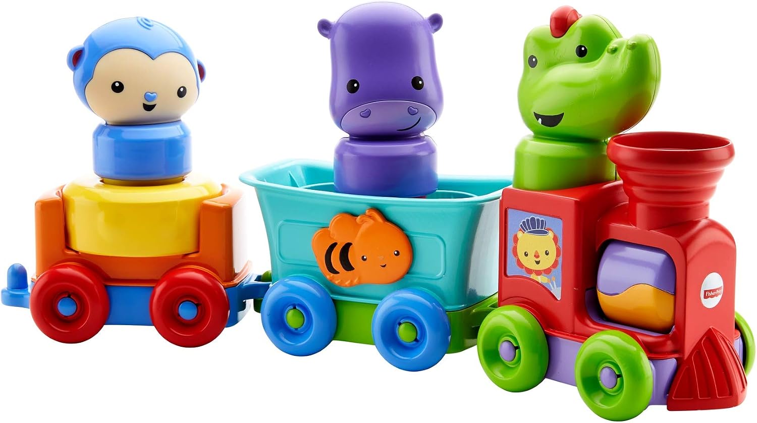 Fisher-Price Mattel DMC44 Rattle Fun Animal Train – BigaMart