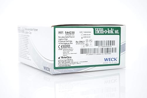 Teleflex 544230 Weck Hem-O-Lok Polymer Ligating Clip, Medium/Large ...