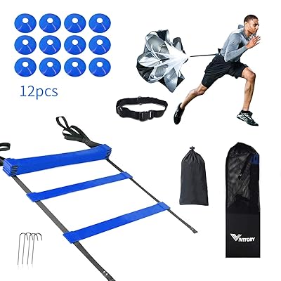 Adjustable Speed Agility Training Set with Ladder, Nepal | Ubuy