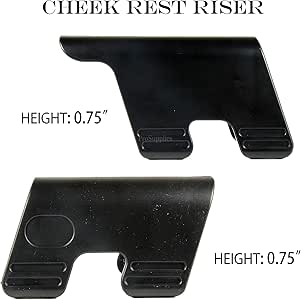 Tactical Set Of 2 Cheek Rest Riser For Rifle & Shotgun With AR-15 AR15 ...