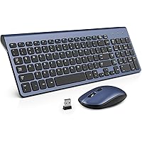 Amazon.com: WisFox Wireless Keyboard and Mouse Combo, Energy Saving ...