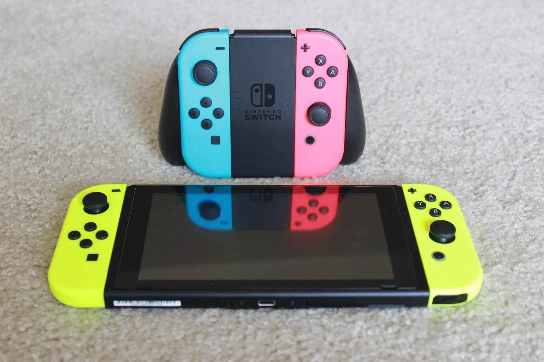 $13/mo - Finance Nintendo Joy-Con (L/R) - Neon Red/Neon Blue | Buy Now, Pay Later
