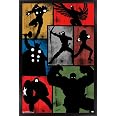 Amazon.com: Trends International Marvel Comics Avengers Simplistic Grid ...