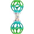 Amazon.com: Bright Starts Oball Shaker Rattle Toy, Ages Newborn Plus ...