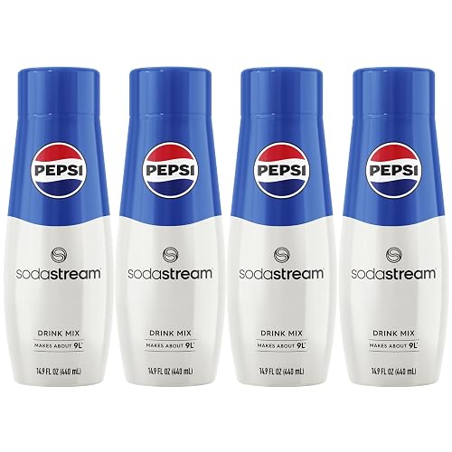 sodastream Pepsi® Beverage Mix (440ml, Pack of 4) [Amazon-developed ...