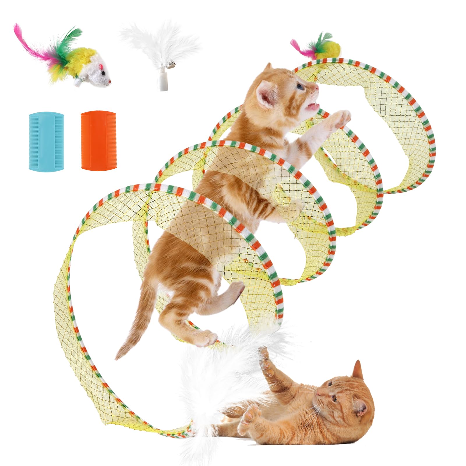 Mua ZShireeyBlackey S Type Self-Play Folded Coil Cat Spiral Tunnel Toy ...