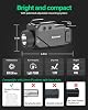 Gmconn 800 Lumen Pistol Light, Compact Adjustable Rail Mounted ...