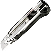 TAJIMA Utility Knife - 1" 7-Point Rock Hard Magazine Snap Blade Box Cutter with Dial Lock & 3 ...