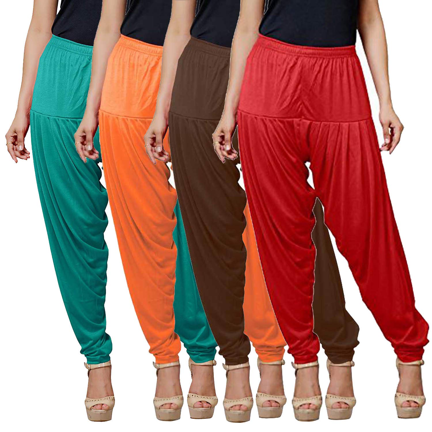 Buy Womens Patiala Pants with Rope and Viscose at Amazon.in
