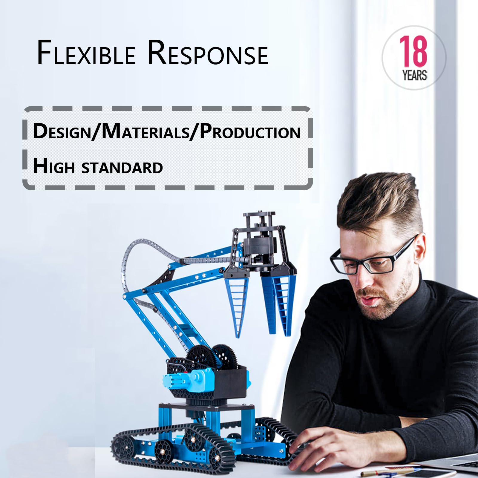 Mua YAZHIYI Robot Arm Building Toys, Remote Control Robotic Arm with ...