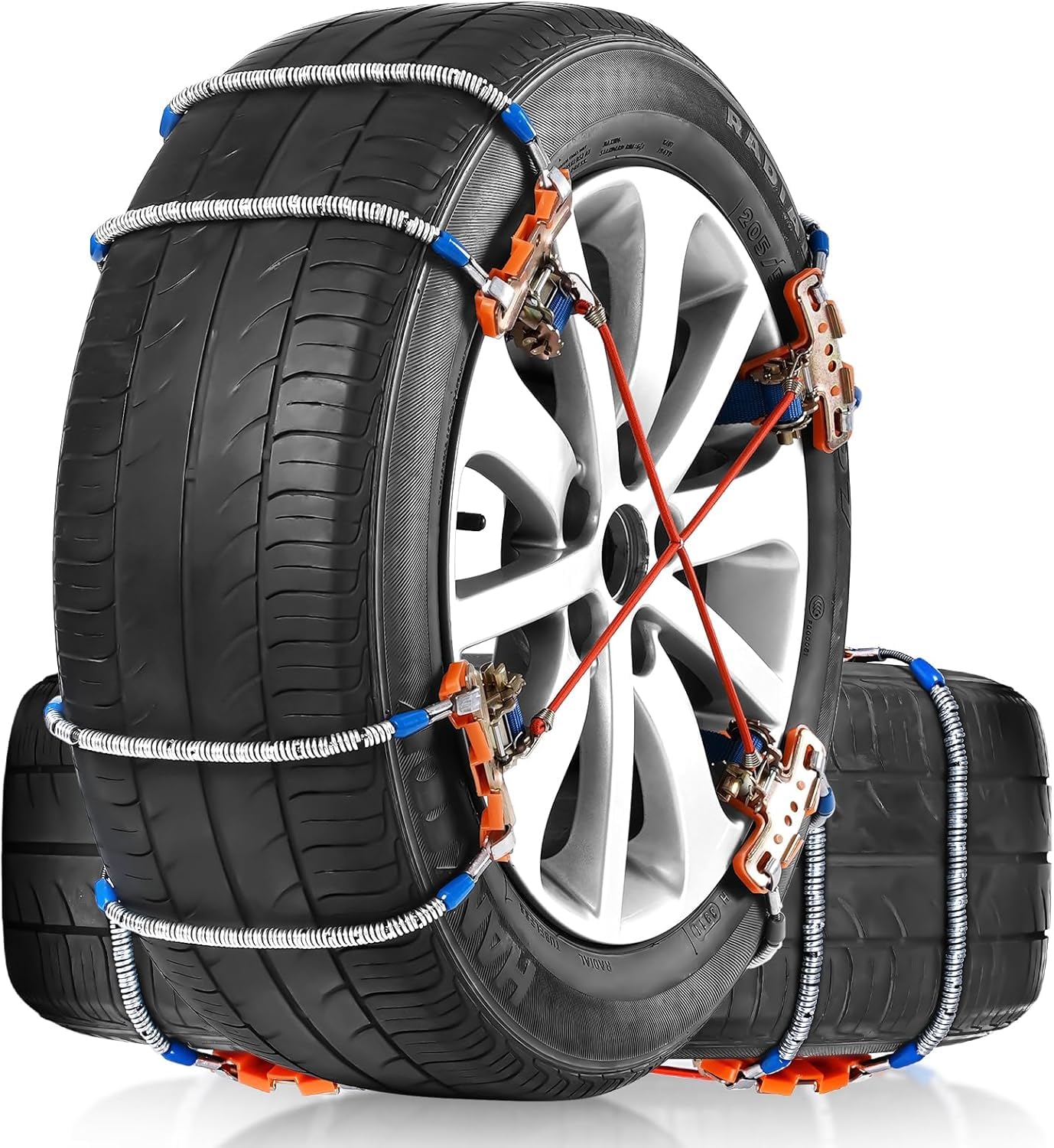 PLTMIV Snow Chains, Tire Chains for SUV Car Pickup Trucks, Universal ...