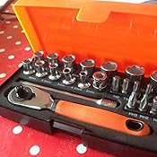 Bahco SL25 Socket Set 25 Piece 1/4 Inch Drive: Amazon.co.uk: DIY & Tools