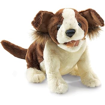 Amazon.com: Folkmanis Golden Retriever Puppy Hand Puppet: Toys & Games