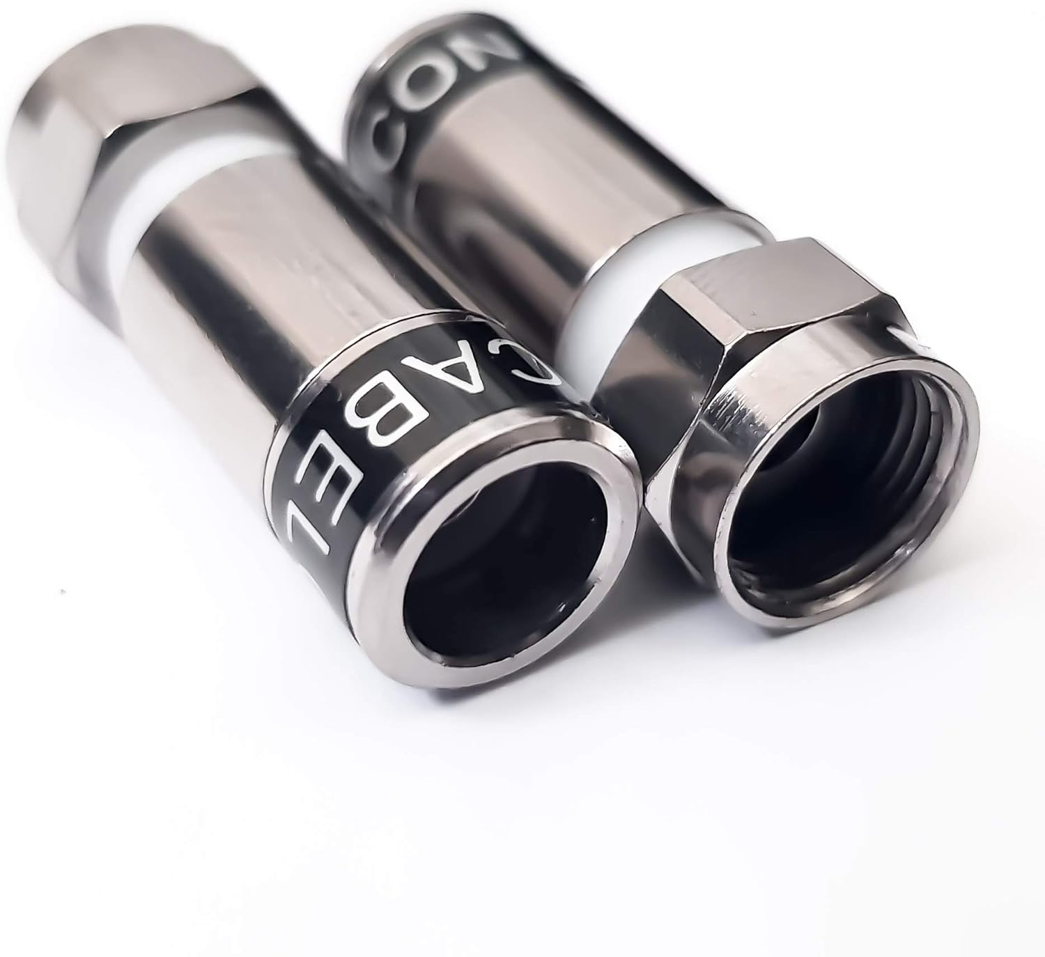 Cabelcon F Male Compression Connectors RG59: Amazon.co.uk: Electronics