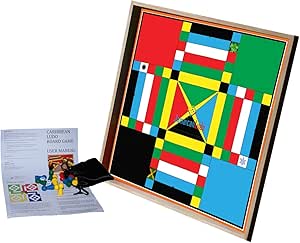 Amazon.com: Jamaican Ludo Original Edition | 24in x 24in Board Game ...
