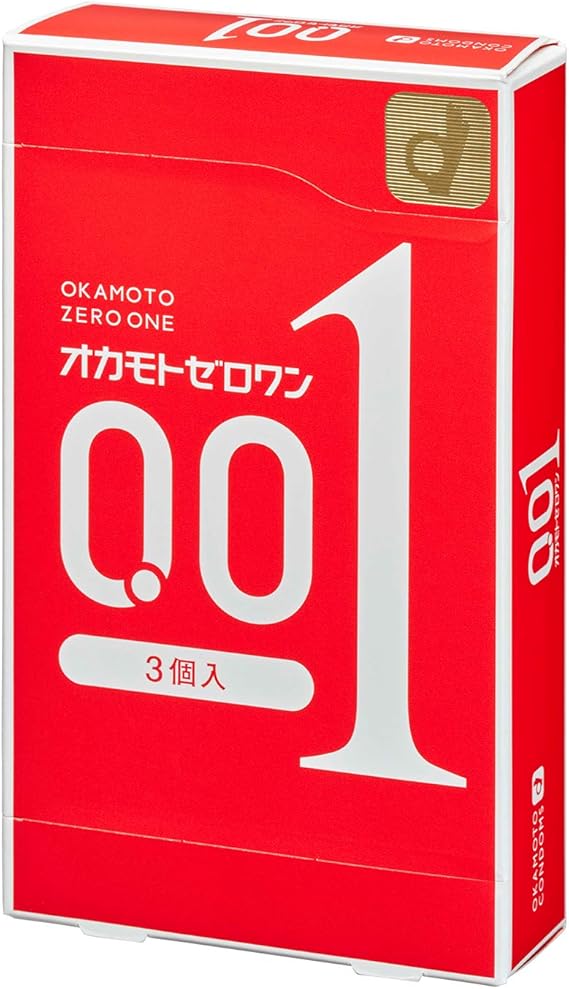 Japan Okamoto 001 0.01 mm Zero One Thinnest Condoms Medium Size 3 ...