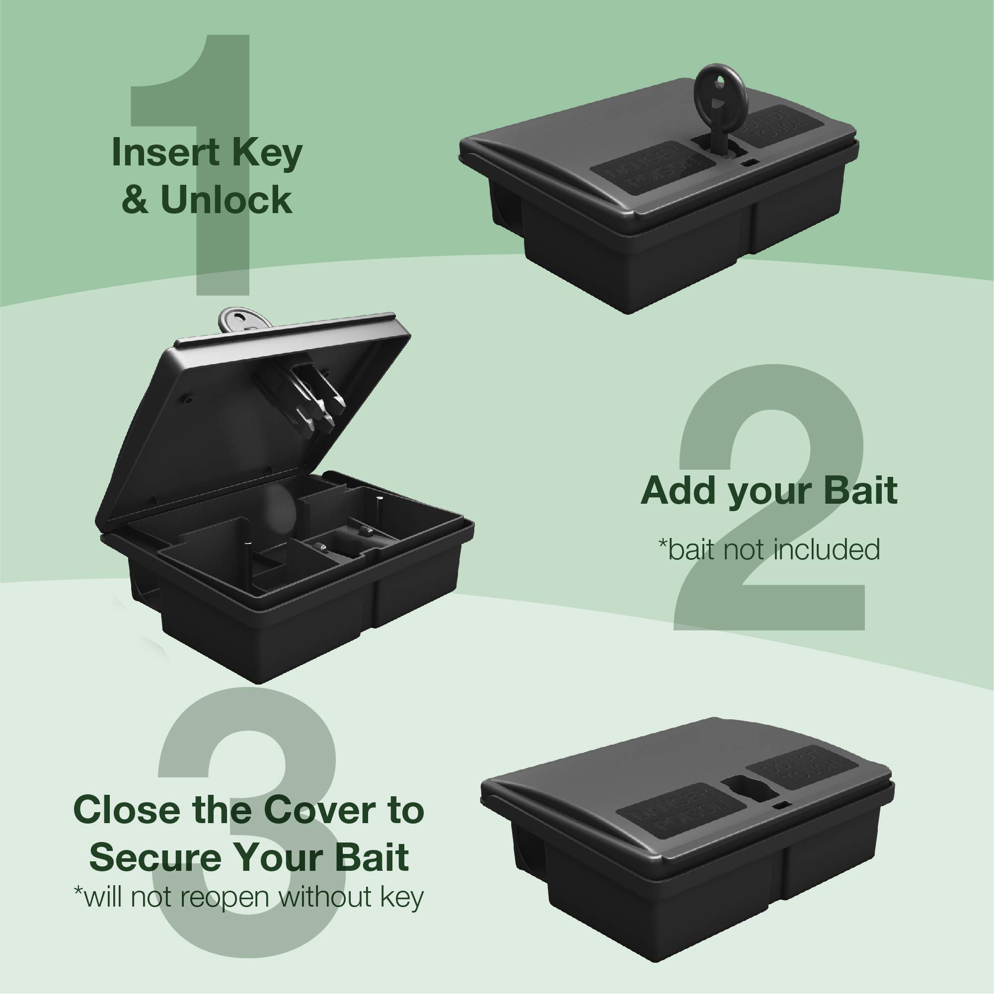 Mua Mouse Bait Station | 4-Pack Indoor & Outdoor Mouse Bait Stations ...