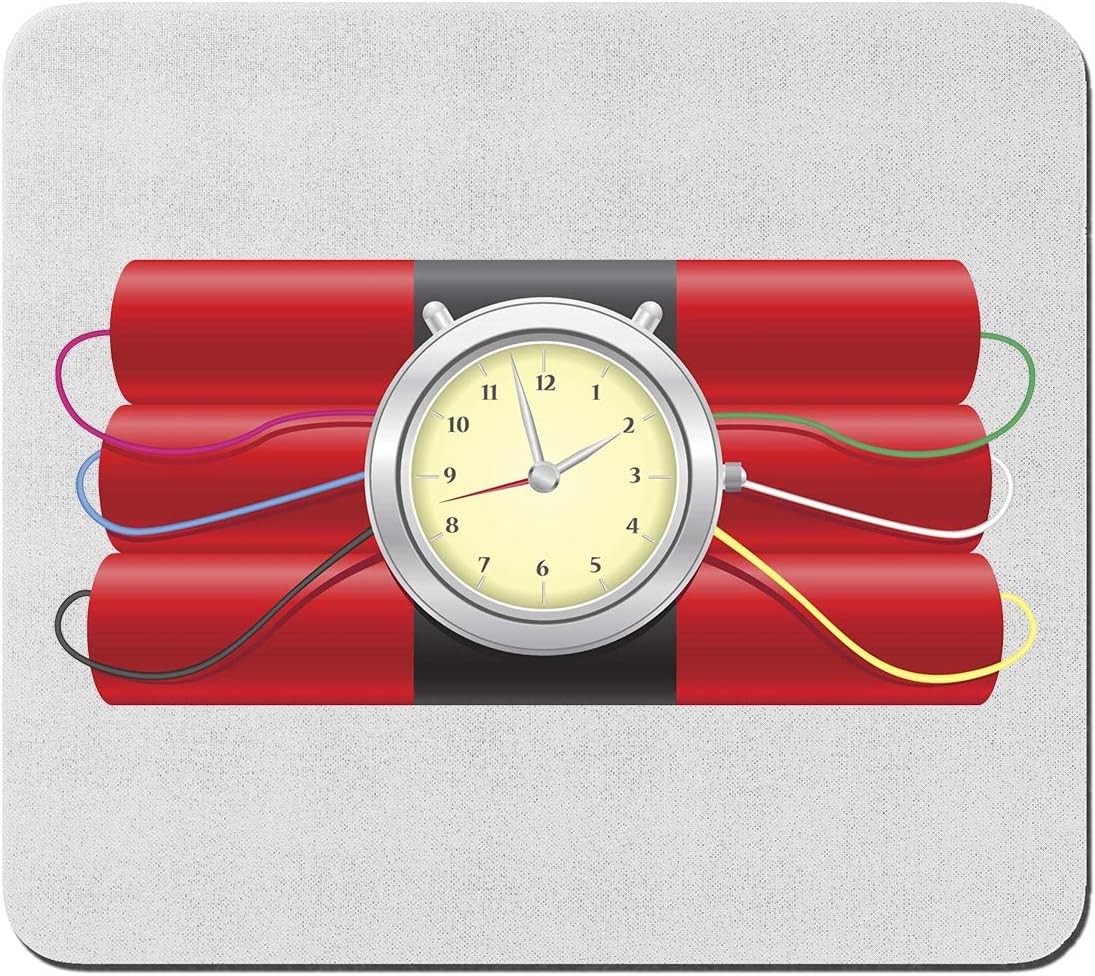 Amazon.com : Explosive Dynamite Bomb with Clock Ticking TIME Bomb RED ...