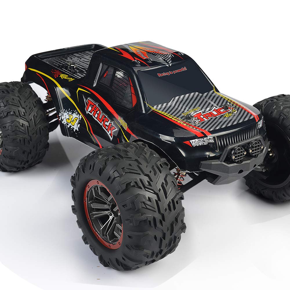 1:10 Large Remote Control Car, INGQU 45+KM/H High Speed Off Road Remote ...