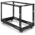 Amazon.com: RyoRacks 12U 4-Post Open Frame Floor Standing Server Rack ...